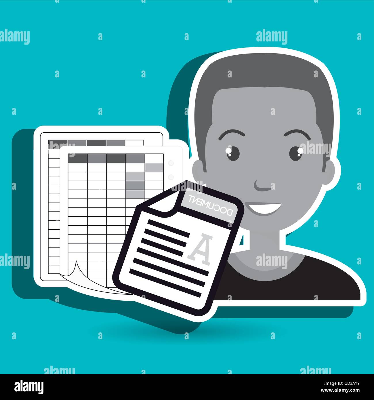 Paperwork photos Stock Vector Images - Alamy