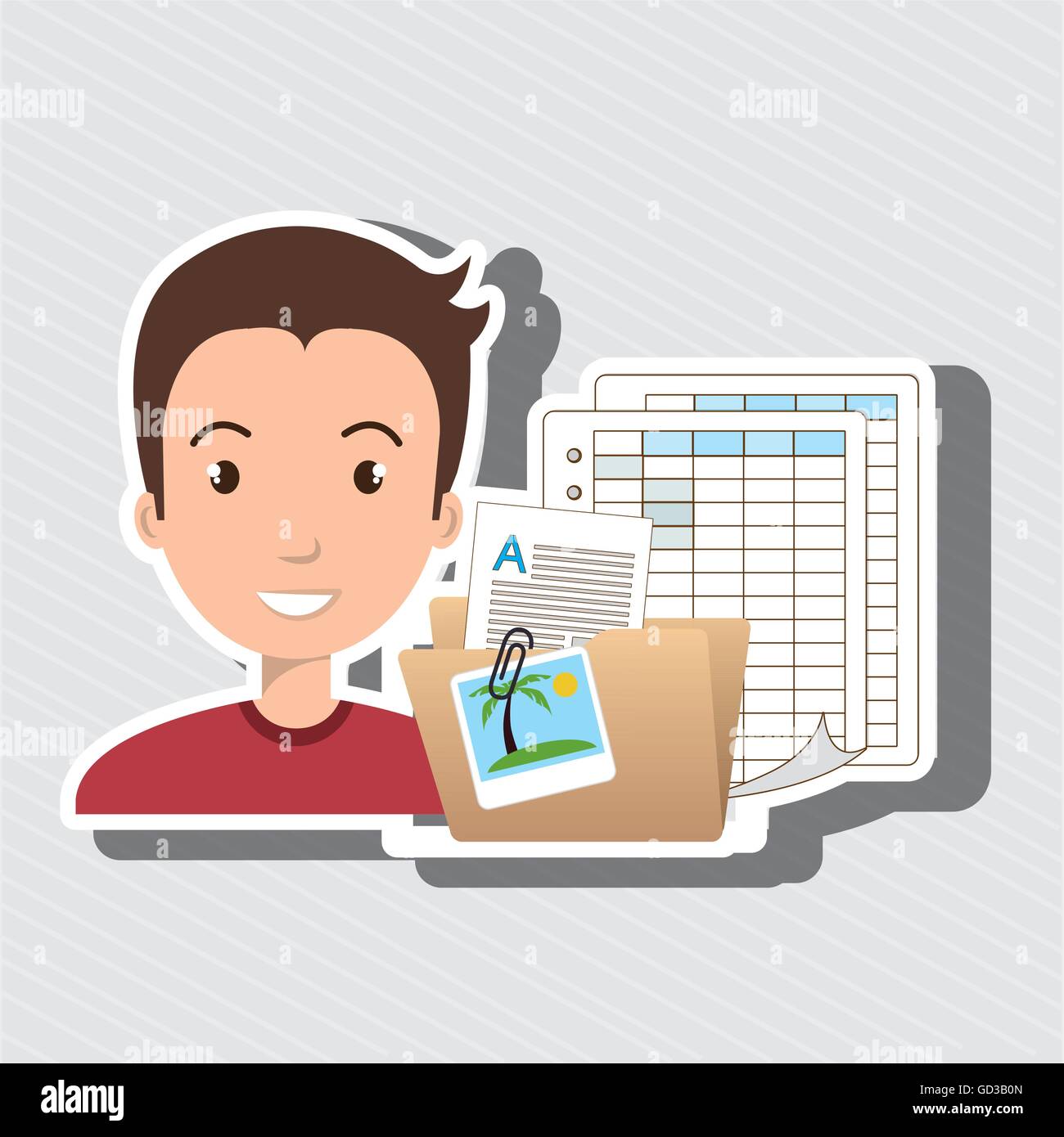 Group office photos Stock Vector Images - Alamy