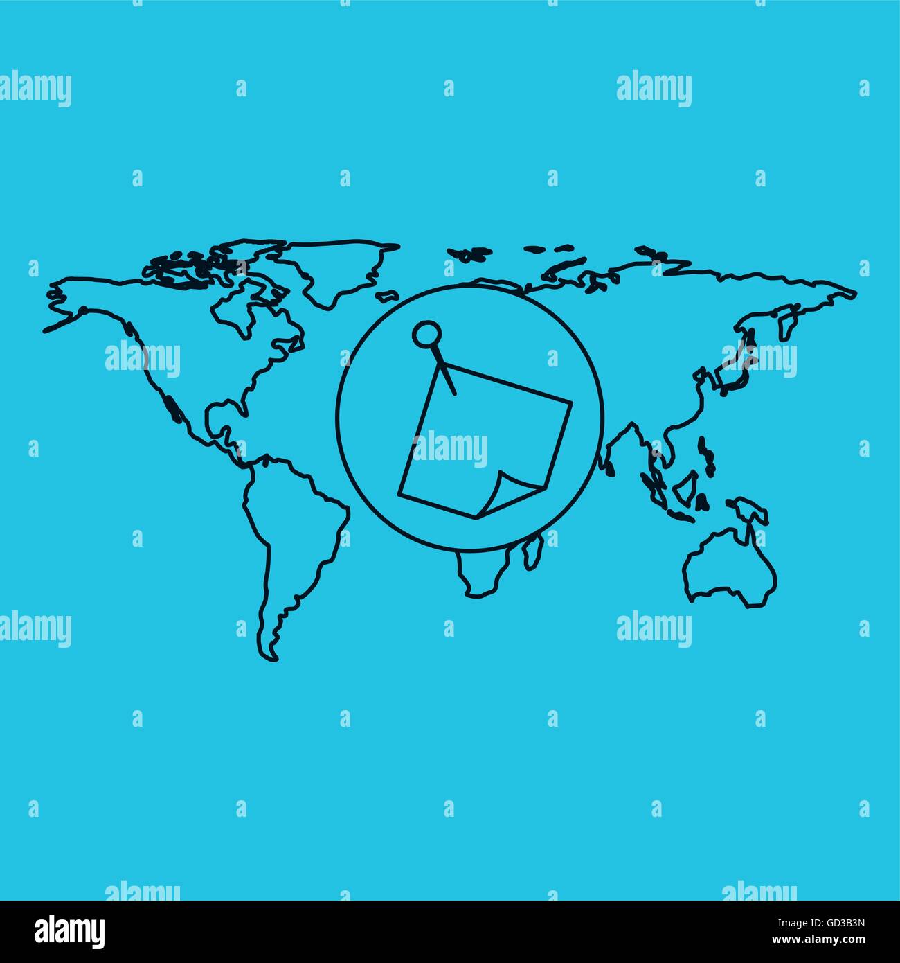 world map icon Stock Vector Image & Art - Alamy