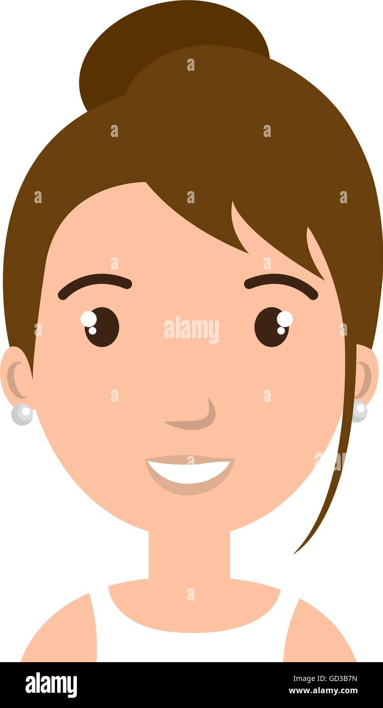 Young people cartoon profile design Stock Vector Image & Art - Alamy