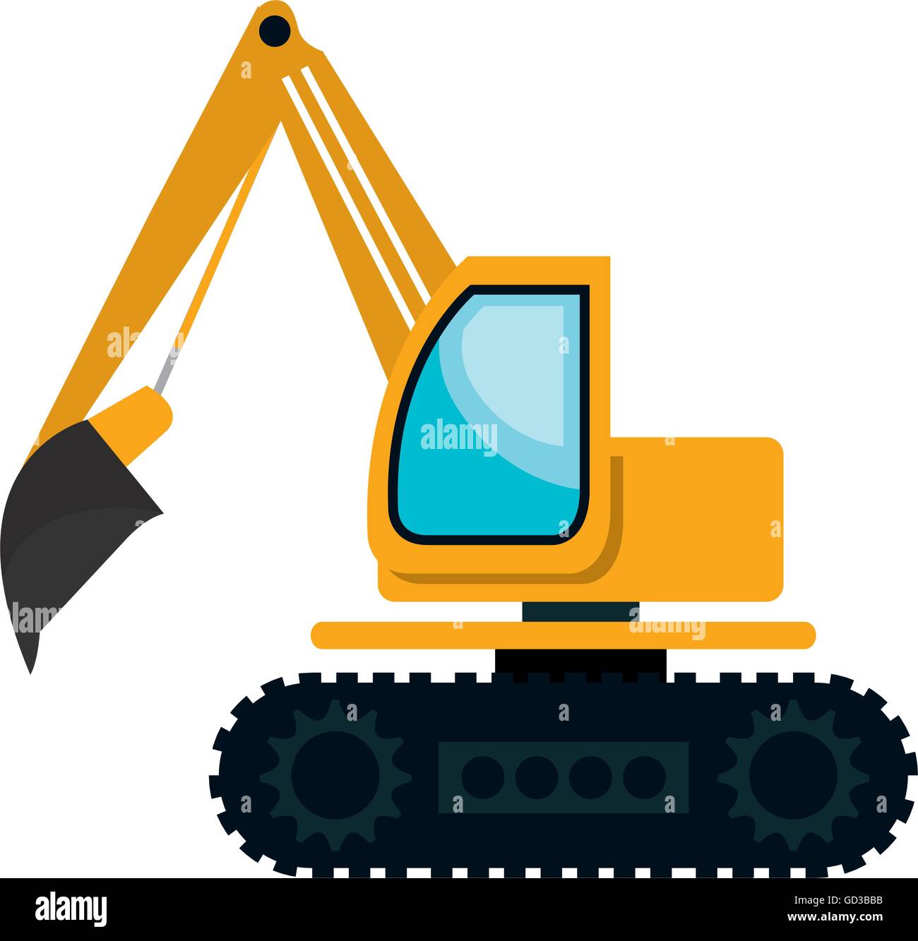Construction vehicle Machinary graphic design Stock Vector Image & Art ...