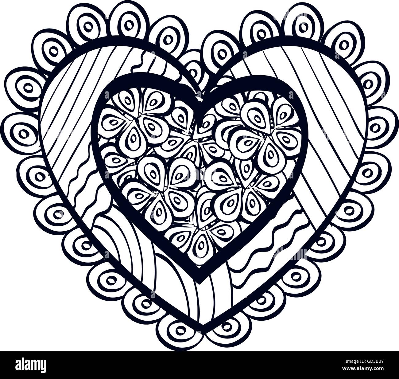 Love and feelings graphic design, vector illustration Stock Vector ...