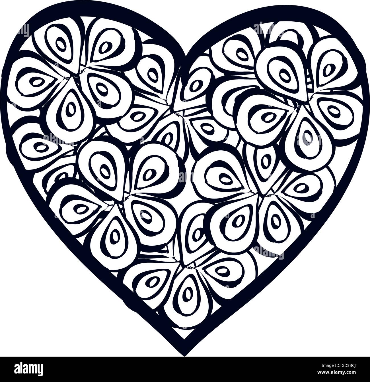 Love and feelings graphic design, vector illustration Stock Vector ...