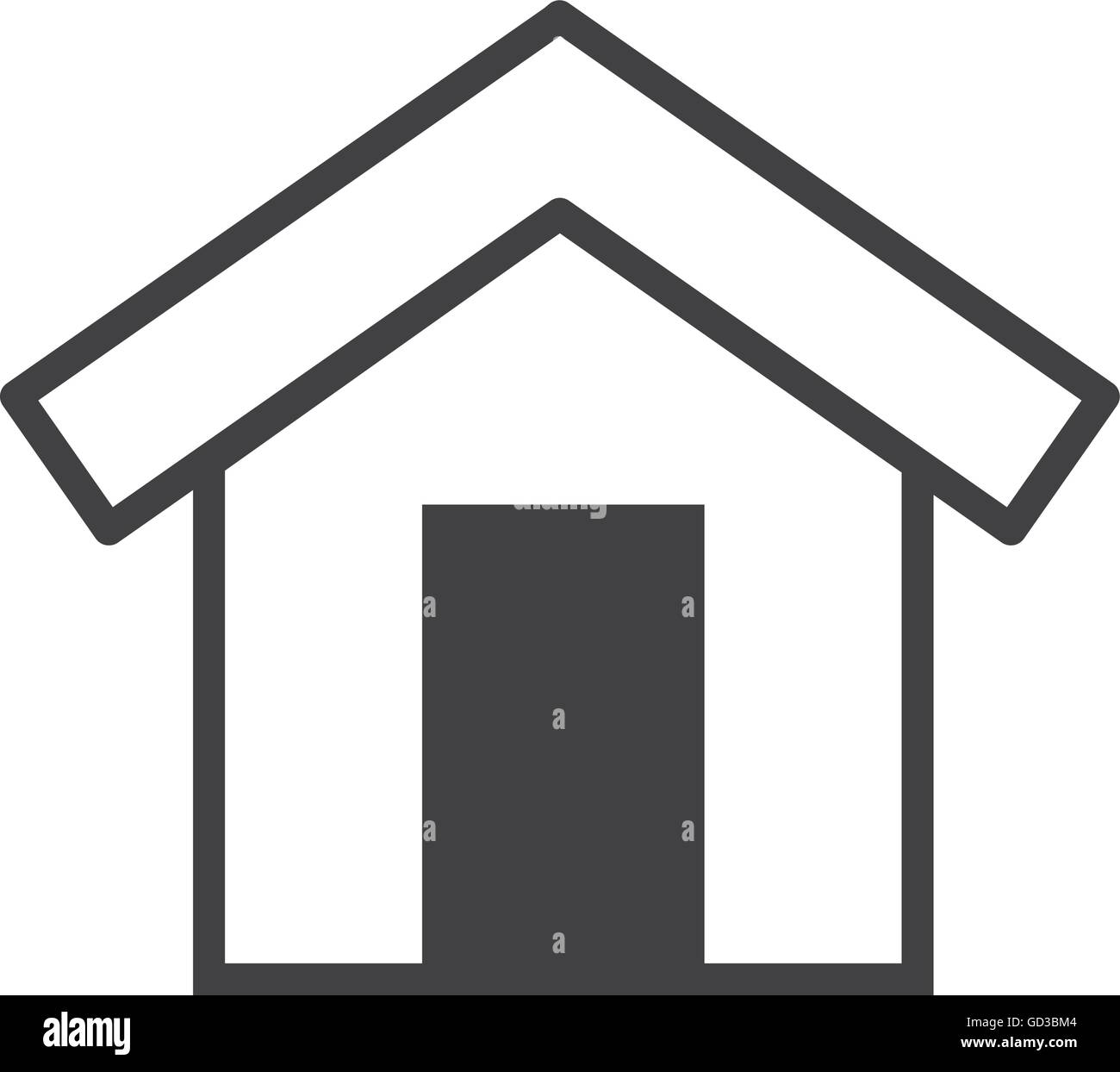 house exterior isolated icon design Stock Vector Image & Art - Alamy