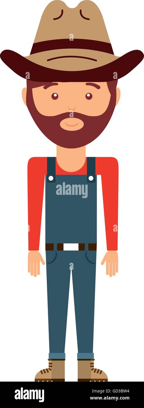 cowboy avatar isolated icon design Stock Vector Image & Art - Alamy