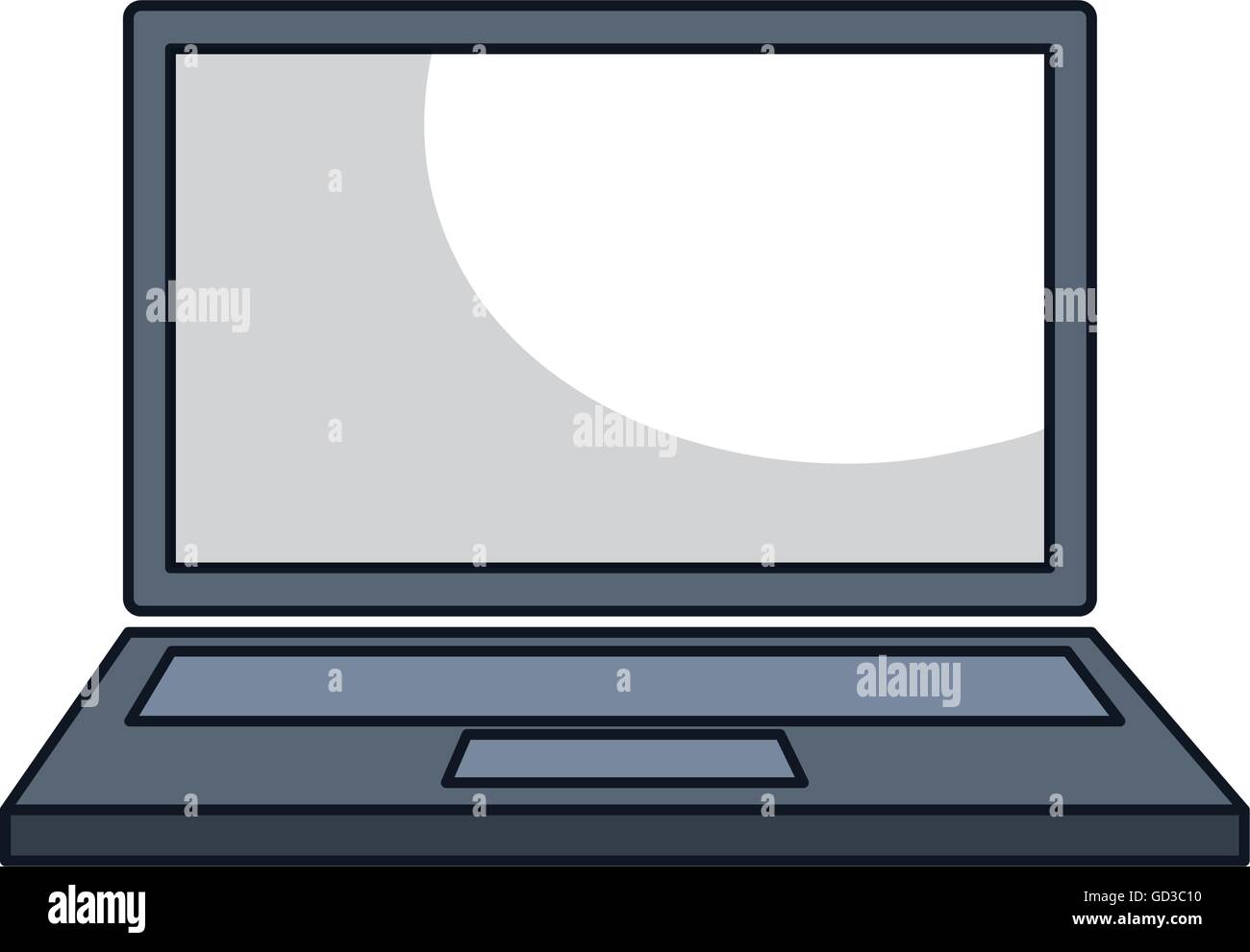 Personal computer laptop isolated icon Stock Vector Image & Art - Alamy