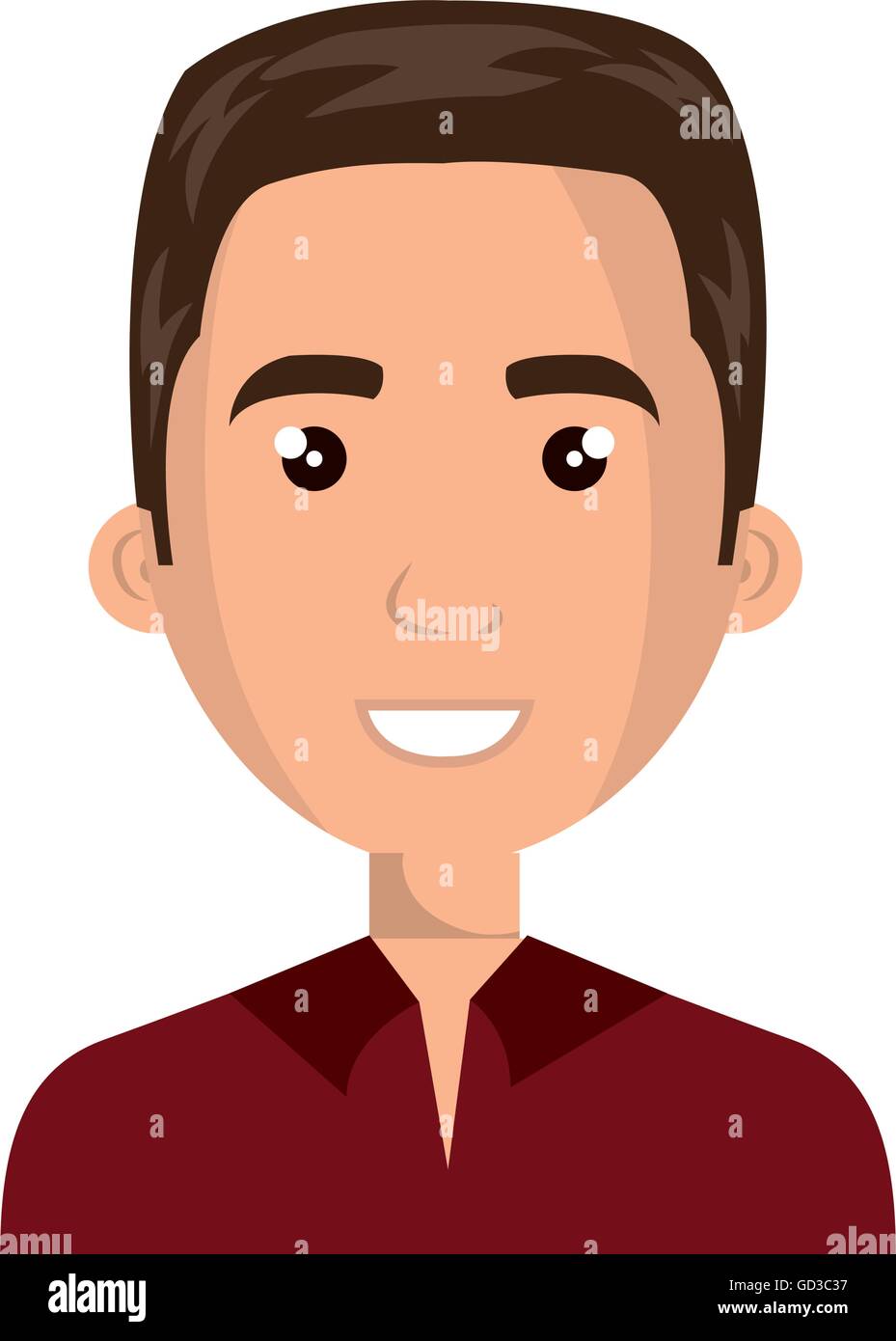 Young male cartoon design, vector illustration Stock Vector Image & Art ...
