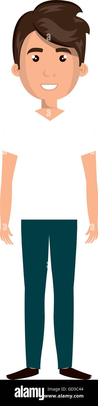 Young male cartoon design, vector illustration Stock Vector Image & Art ...