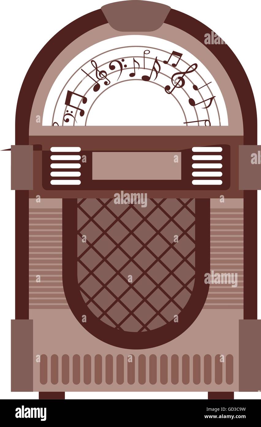 jukebox isolated icon design Stock Vector Image & Art - Alamy