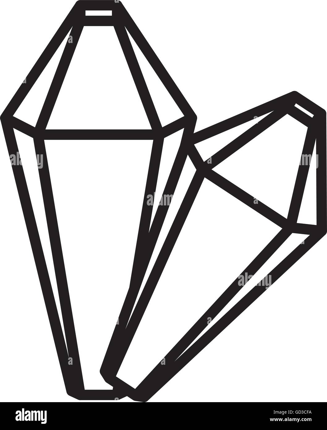 Geology geological quartz Stock Vector Images - Alamy