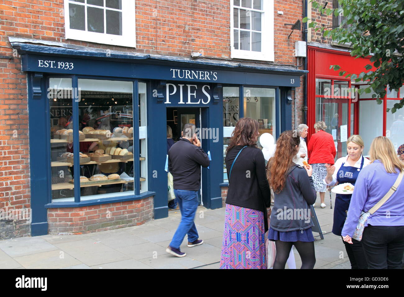 Turner's Pies, Eastgate Square, Chichester, West Sussex, England, Great Britain, United Kingdom ...