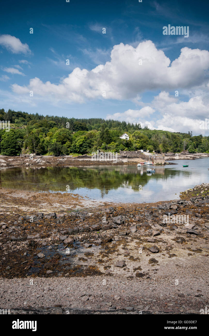 The coast at Armadale on the Sleat Peninsula, Isle of Skye, Scotland ...