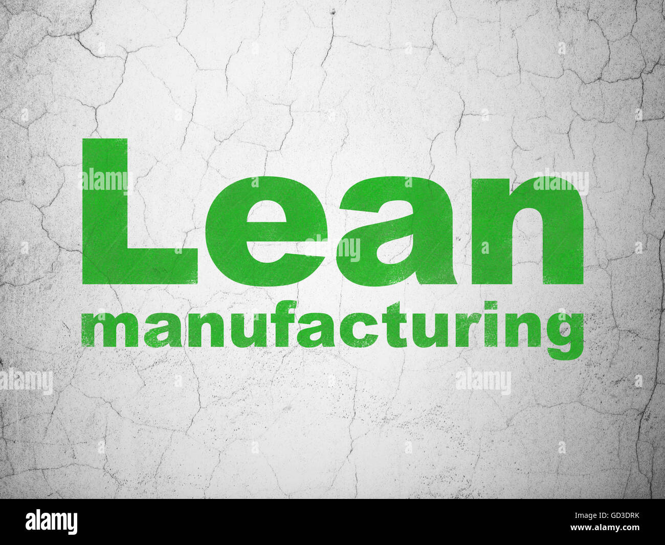 Manufacuring concept: Lean Manufacturing on wall background Stock Photo ...