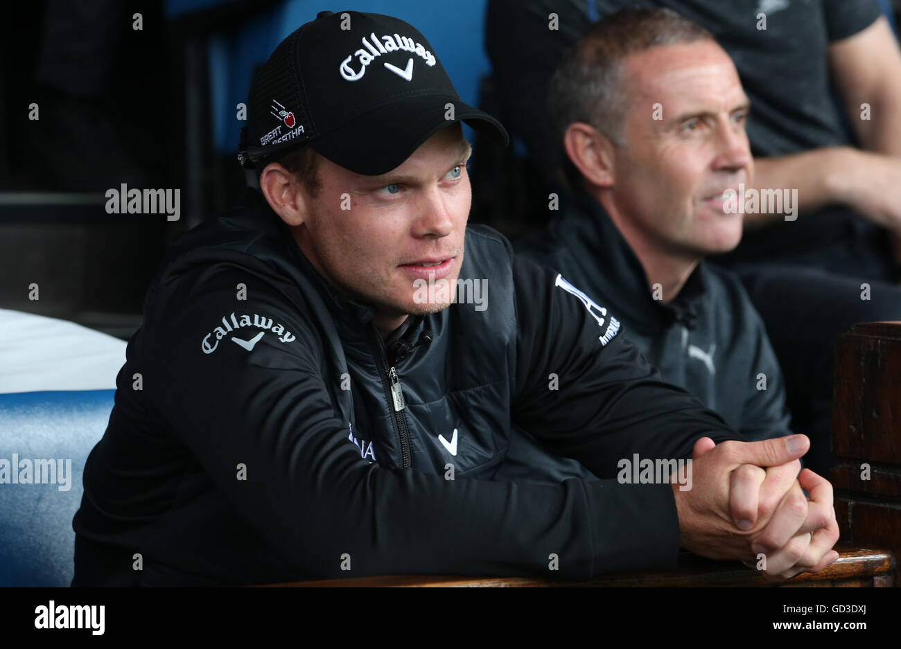 Danny Willett at the Ibrox Stadium, Glasgow Stock Photo - Alamy