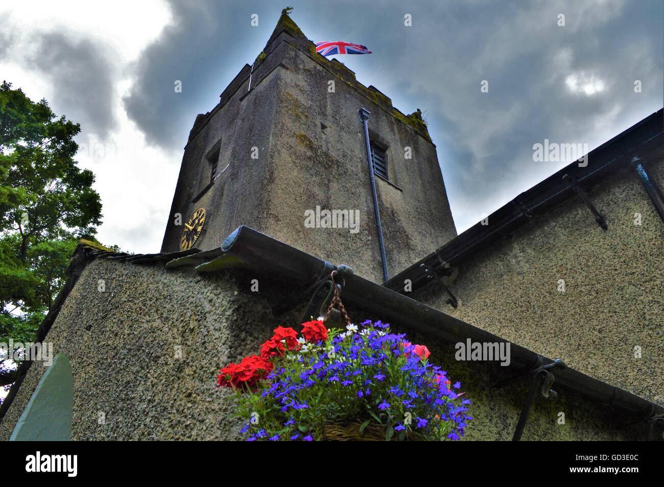 Exterior of Ancient Scottish Church Stock Photo - Alamy