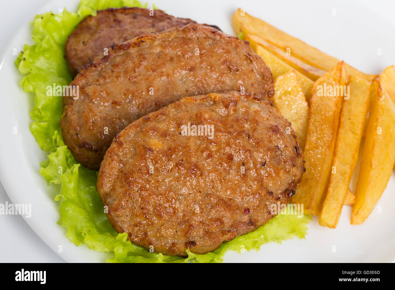 Homemade meat cutlets Stock Photo - Alamy