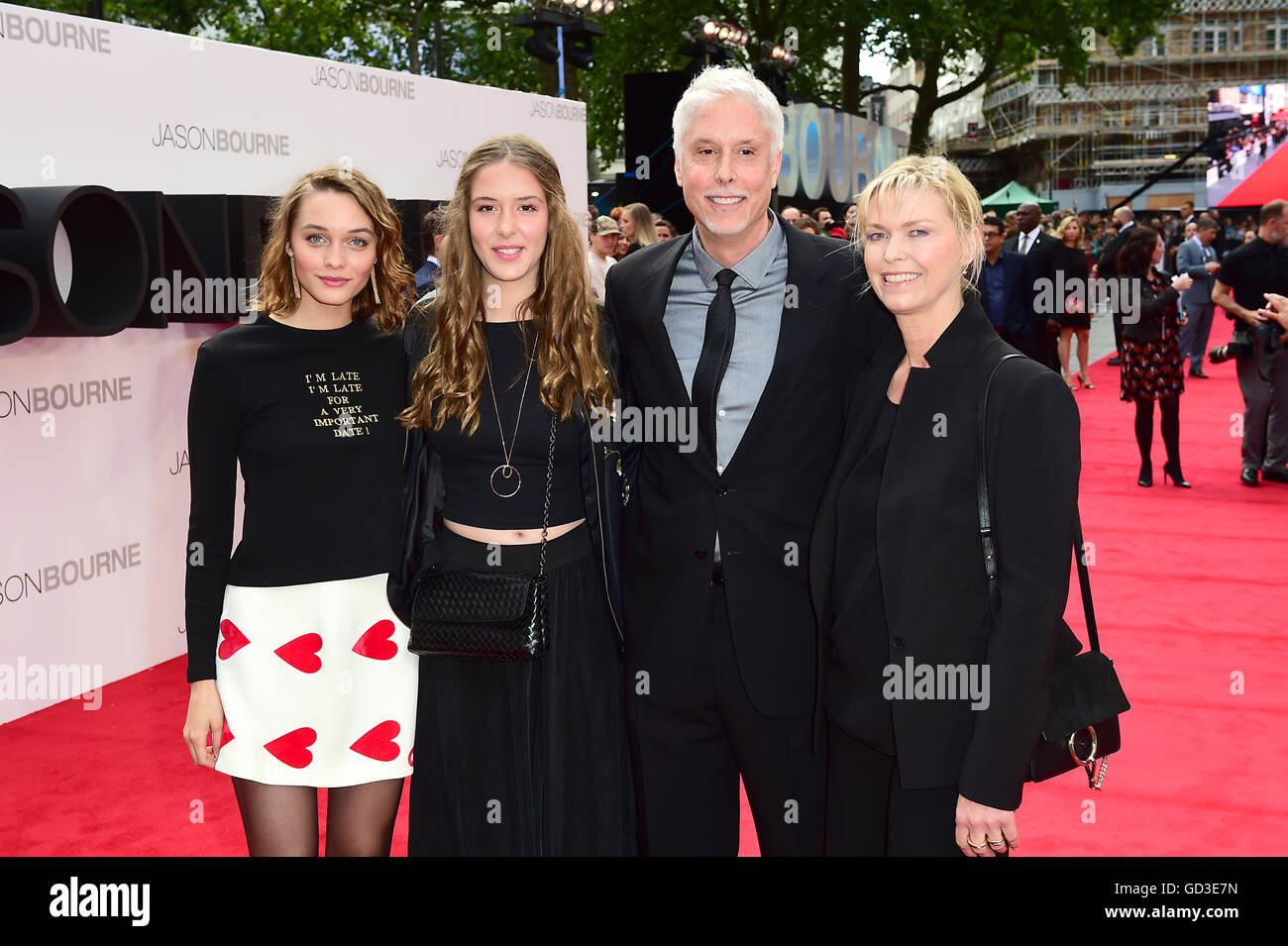 Christopher Rouse attending the European premiere of Jason Bourne held ...