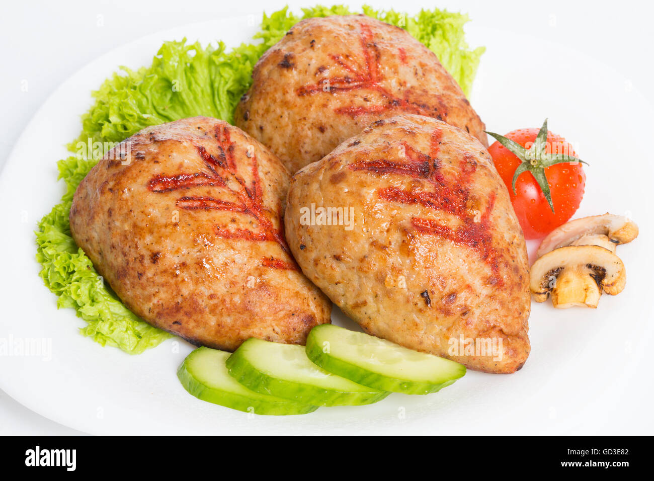 Homemade meat cutlets Stock Photo - Alamy