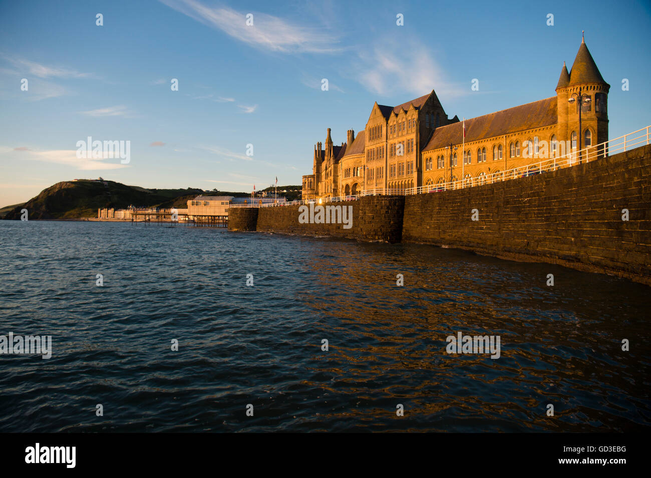 Old college building aberystwyth designed by seddon hi-res stock ...