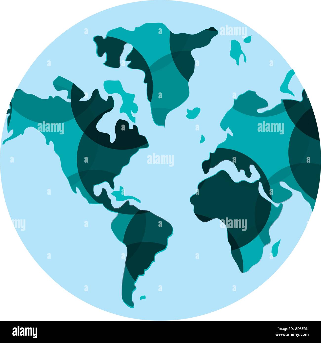 geometric texture earth globe icon Stock Vector Image & Art - Alamy