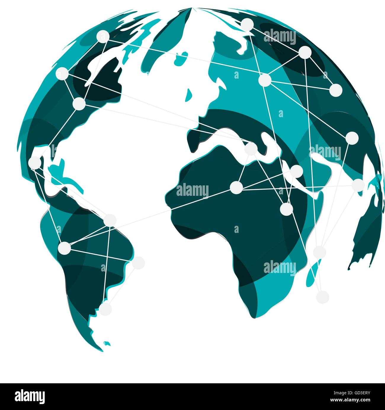 geometric texture earth globe icon Stock Vector Image & Art - Alamy