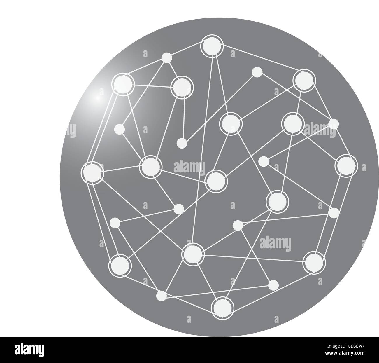 earth globe connection lines icon Stock Vector Image & Art - Alamy