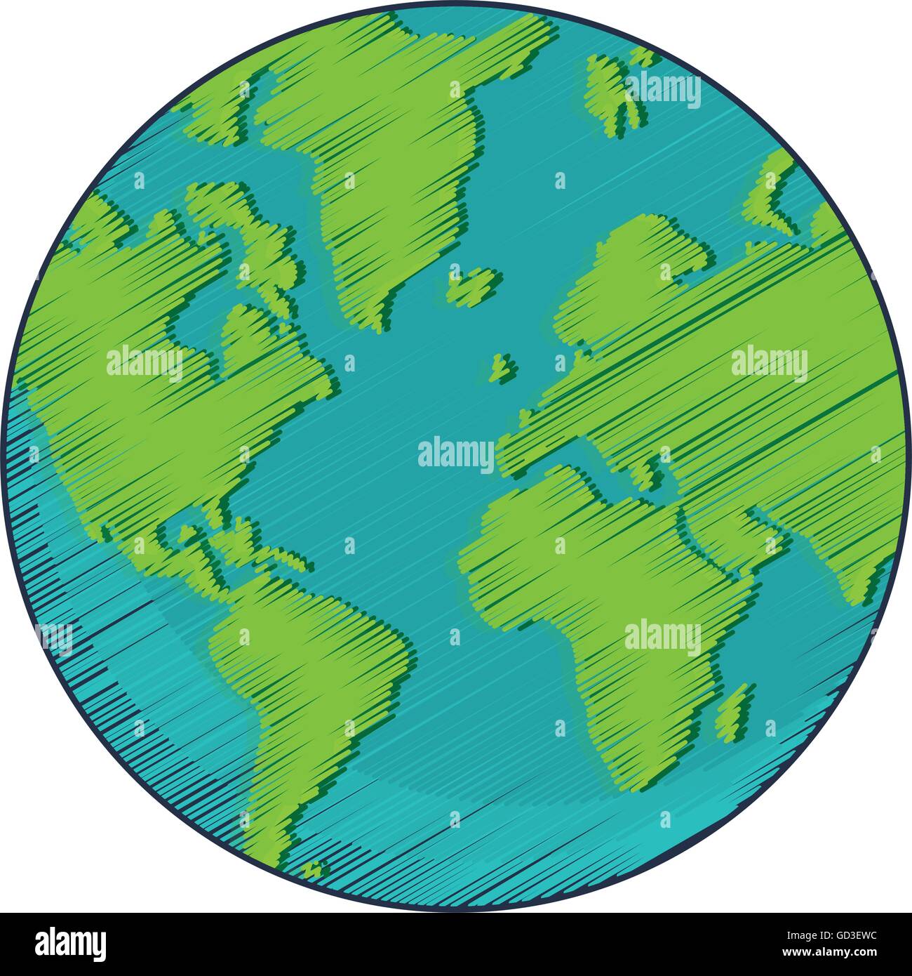 geometric texture earth globe icon Stock Vector Image & Art - Alamy