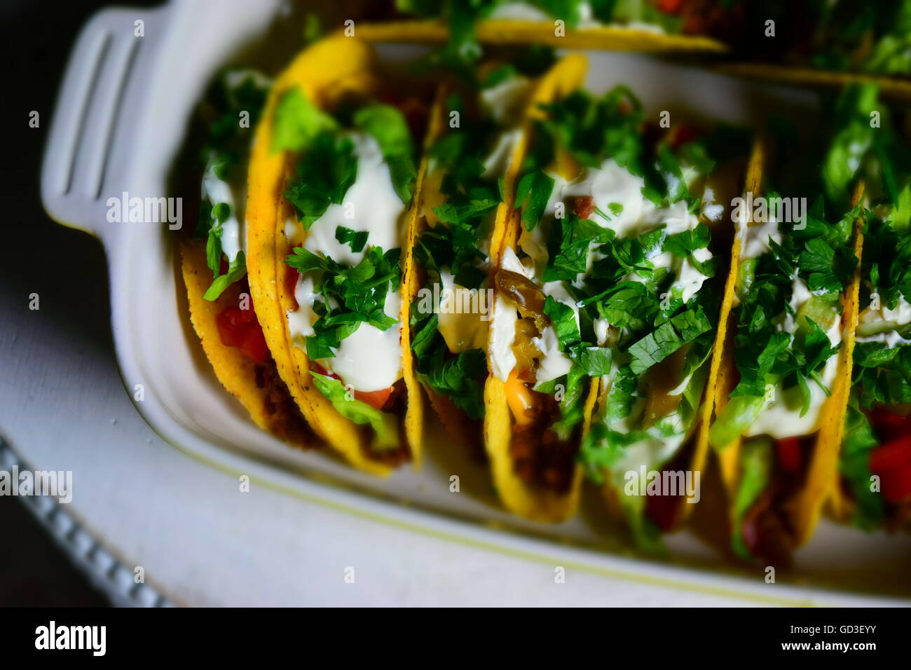 Spicy mexican tacos hi-res stock photography and images - Alamy