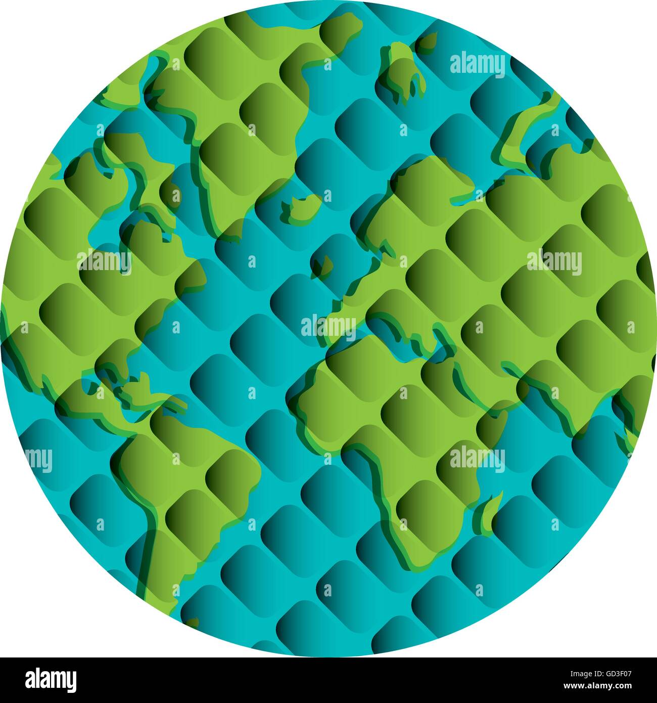 Map nature ocean planet science sea space sphere usa west Stock Vector ...