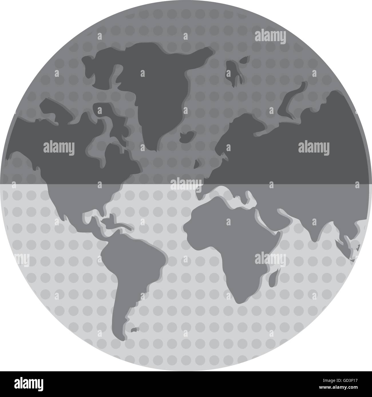 geometric texture earth globe icon Stock Vector Image & Art - Alamy