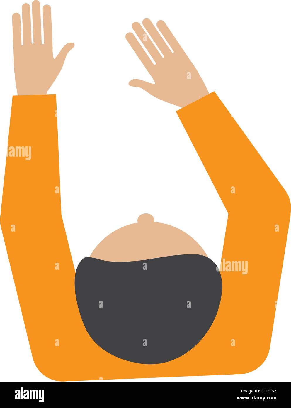 man sitting topview icon Stock Vector Image & Art - Alamy