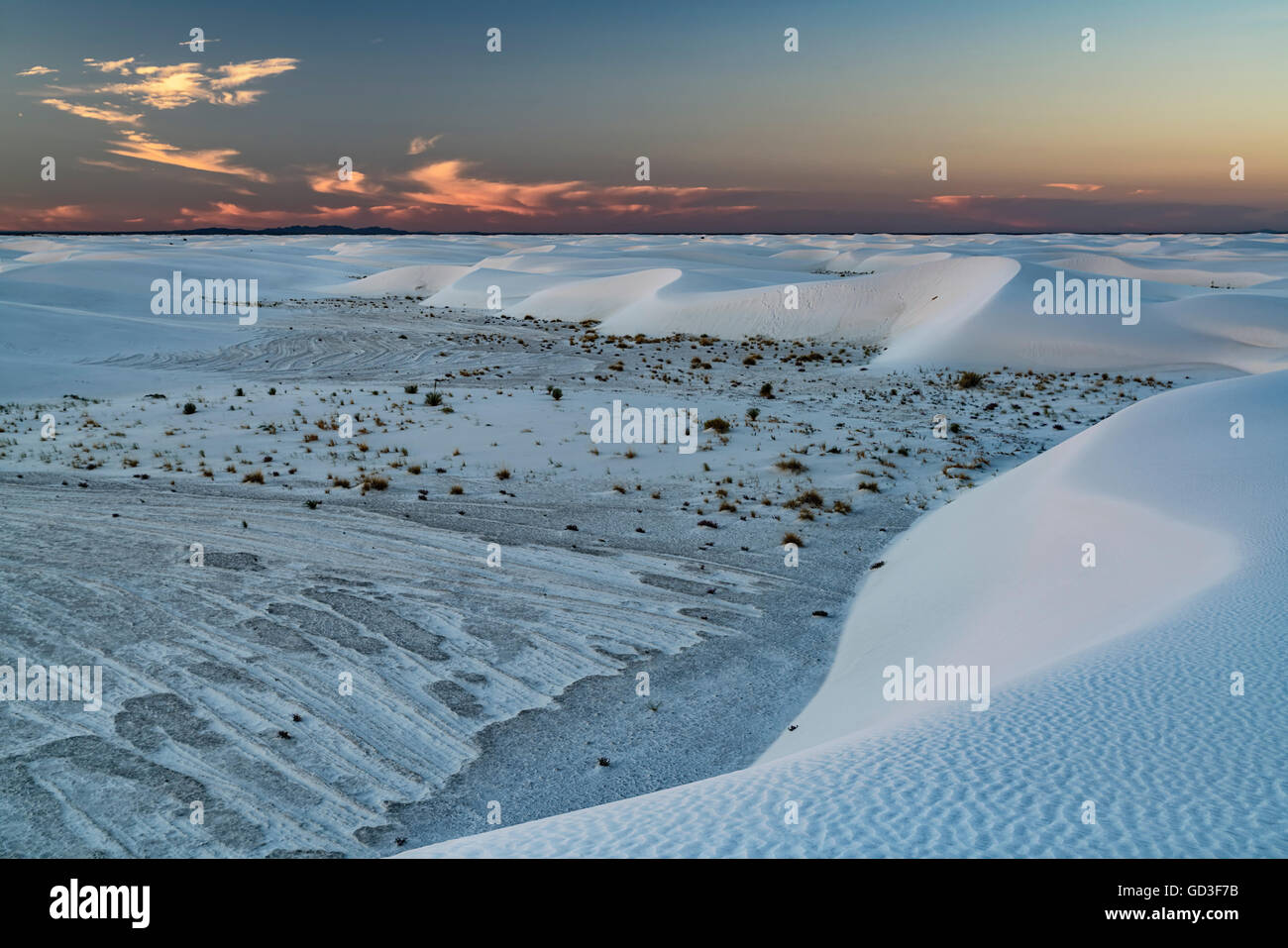 Gypsum Desert Sand Dunes Stock Photo - Alamy