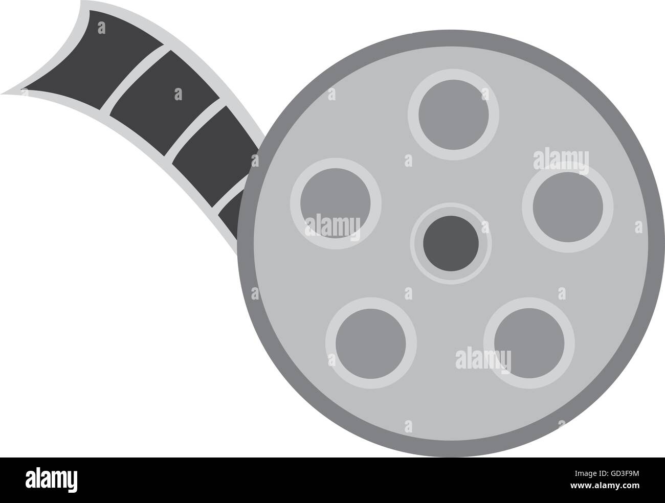 film reel icon Stock Vector Image & Art - Alamy
