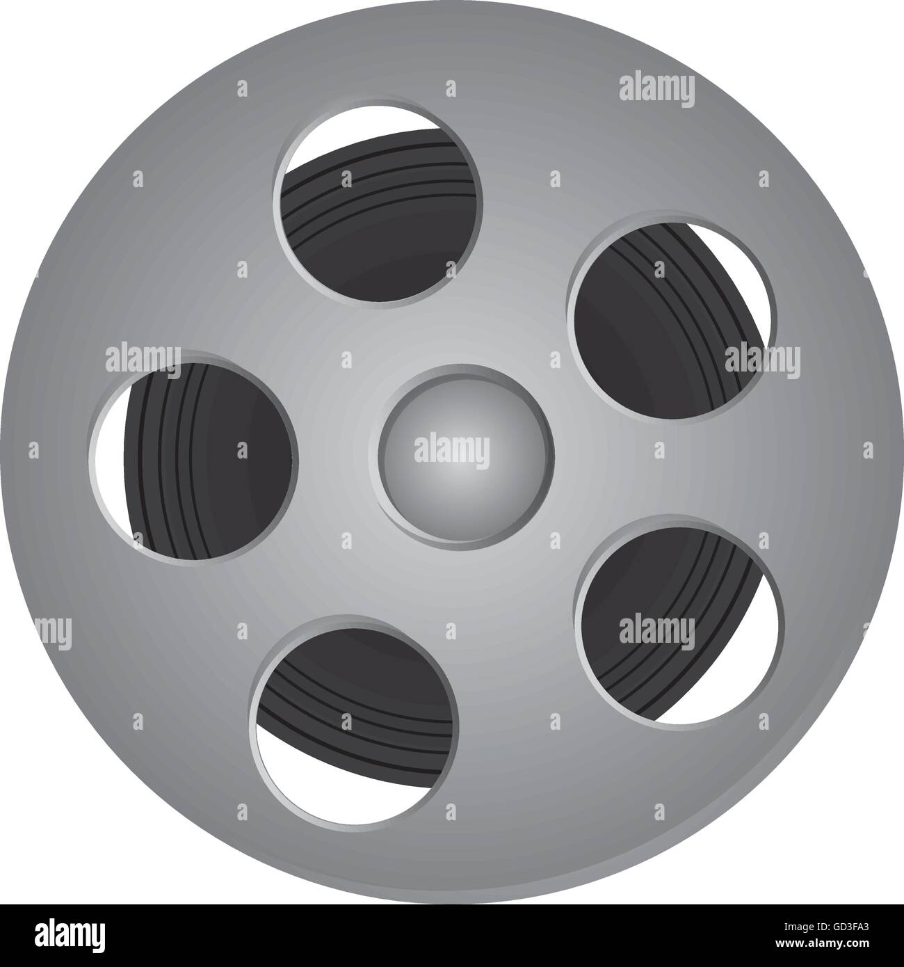 film reel icon Stock Vector Image & Art - Alamy