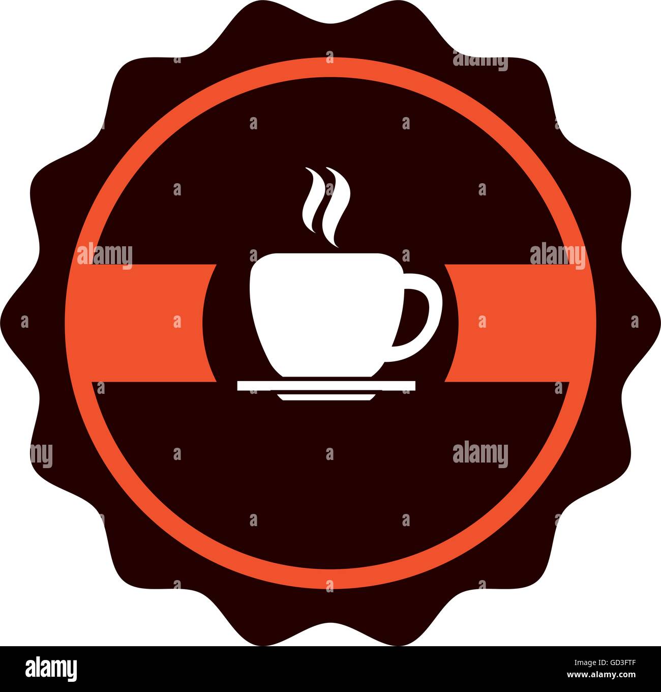 coffee shop label icon Stock Vector Image & Art - Alamy