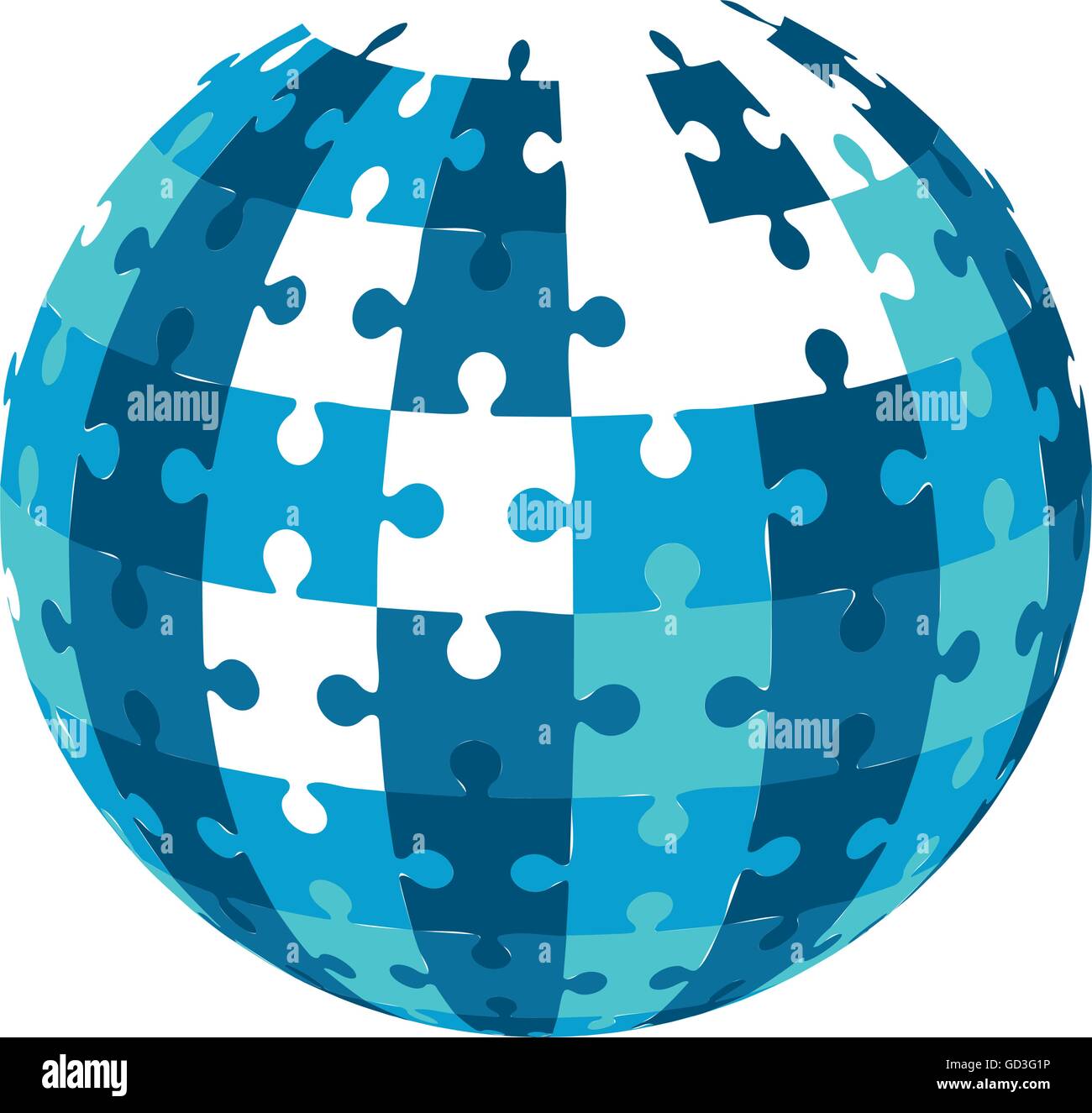 ball in puzzle pieces icon Stock Vector Image & Art - Alamy