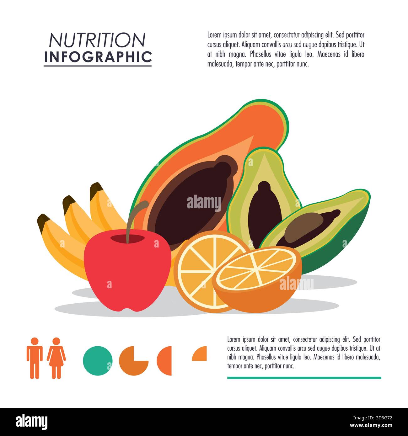 Infographic icon. Nutrition design. Vector graphic Stock Vector Image ...