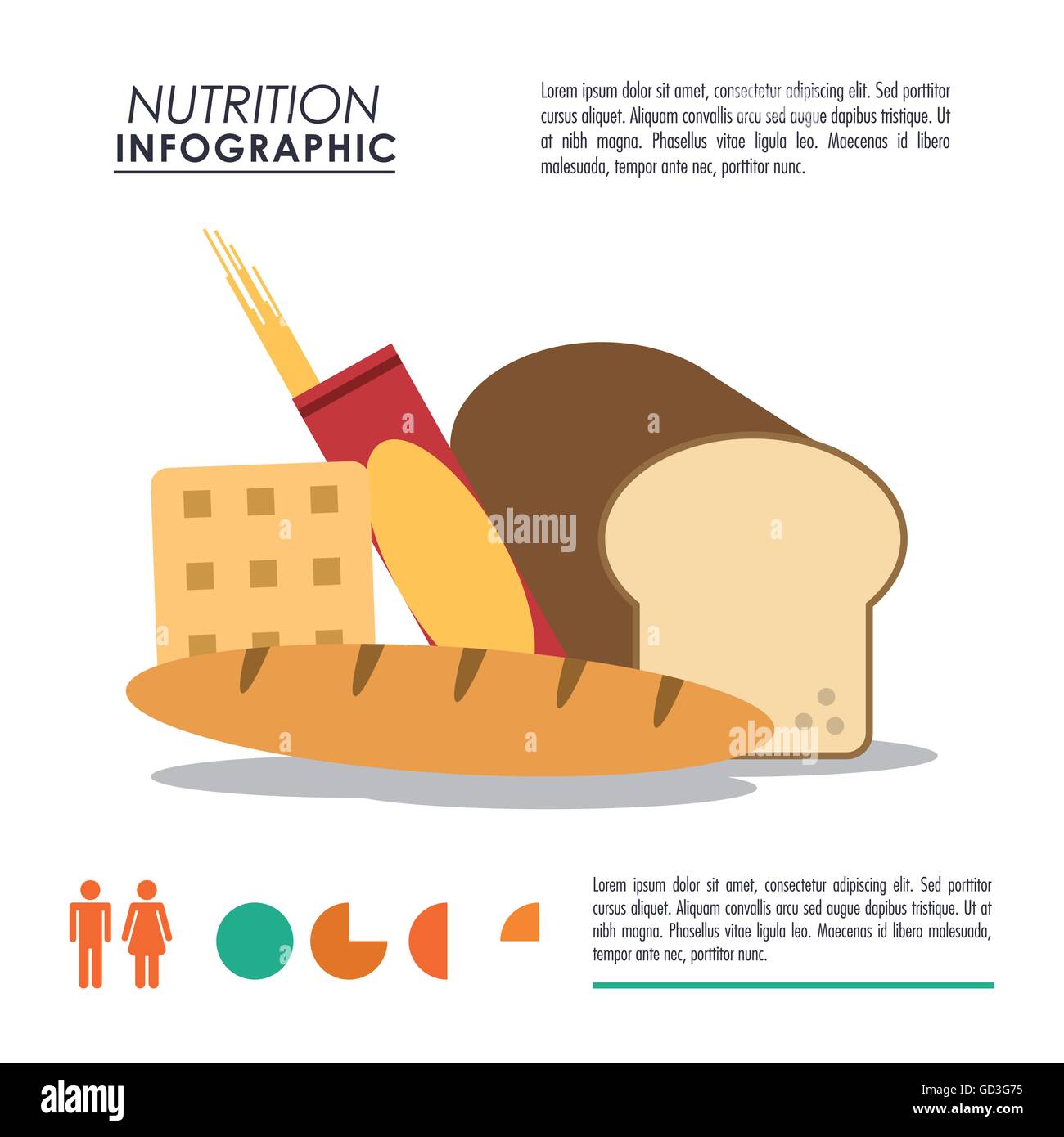 Infographic icon. Nutrition design. Vector graphic Stock Vector Image ...