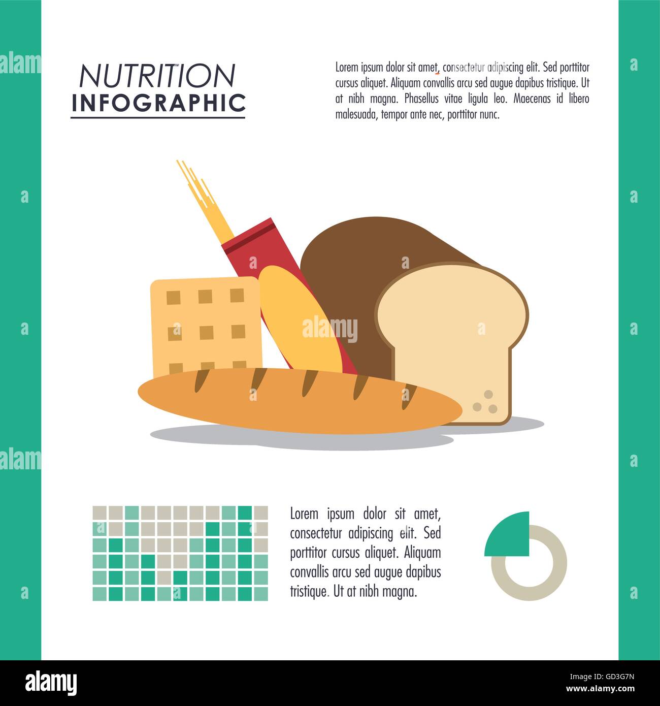 Infographic icon. Nutrition design. Vector graphic Stock Vector Image ...