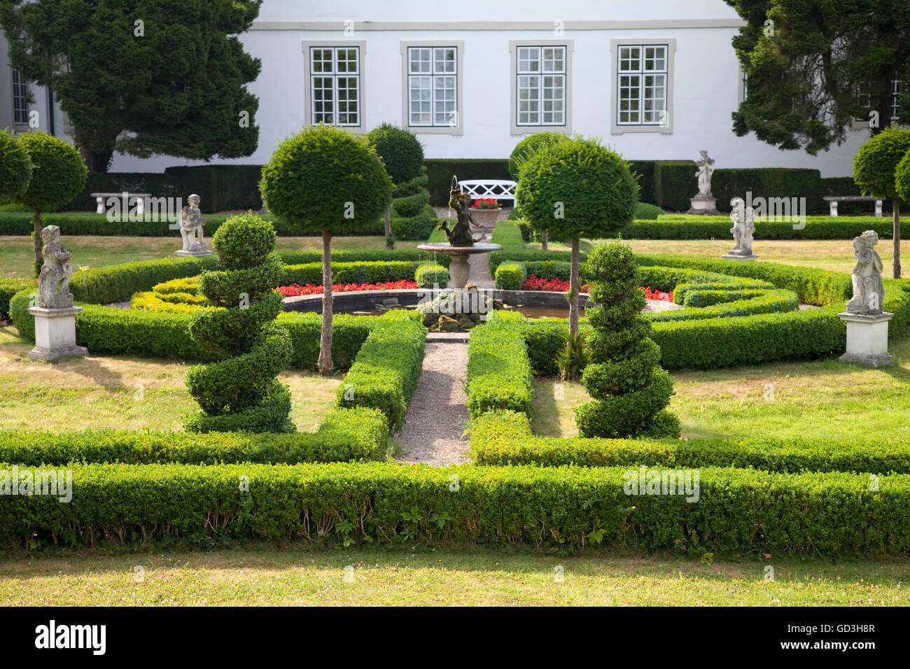 Parking facilities, Gut Panker manor, provost, Panker, Schleswig ...