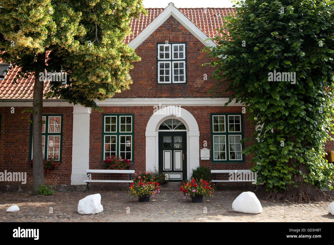 Gut Panker manor, provost, Panker, Schleswig-Holstein Stock Photo - Alamy