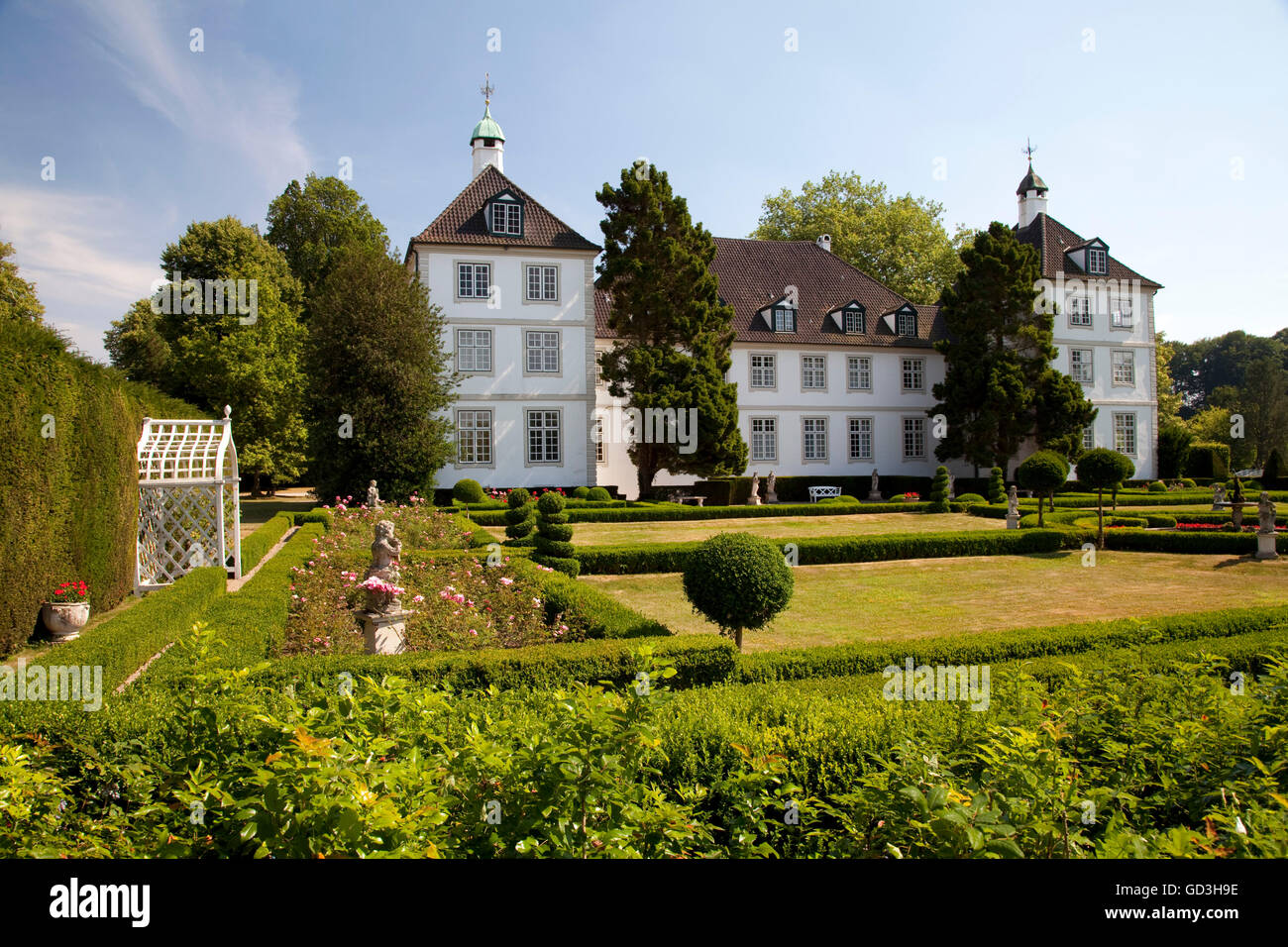 Gut Panker manor, provost, Panker, Schleswig-Holstein Stock Photo - Alamy