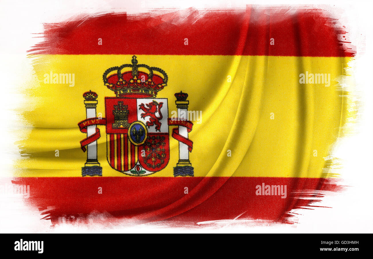 The spanish flag hi-res stock photography and images - Alamy