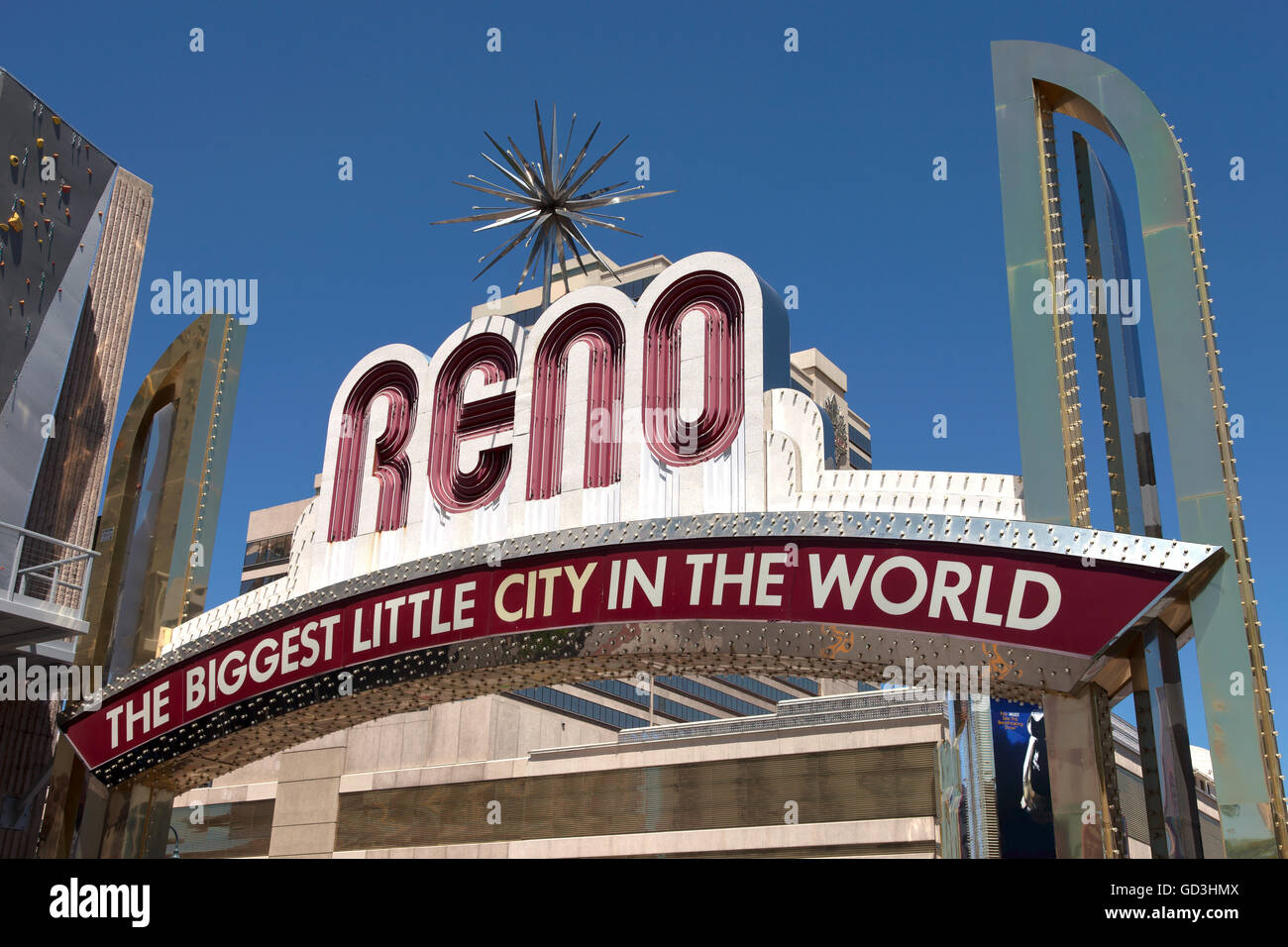 Reno The Biggest Little City in the World Stock Photo - Alamy