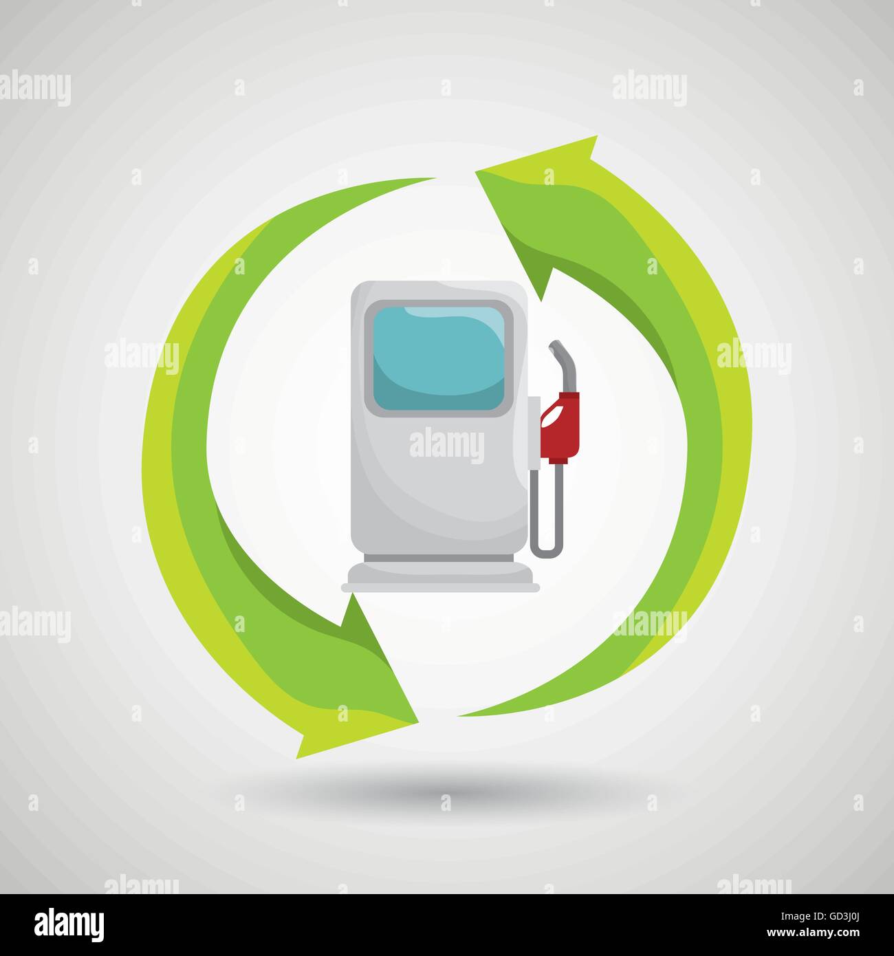 Wind generated sustainable power Stock Vector Images - Alamy