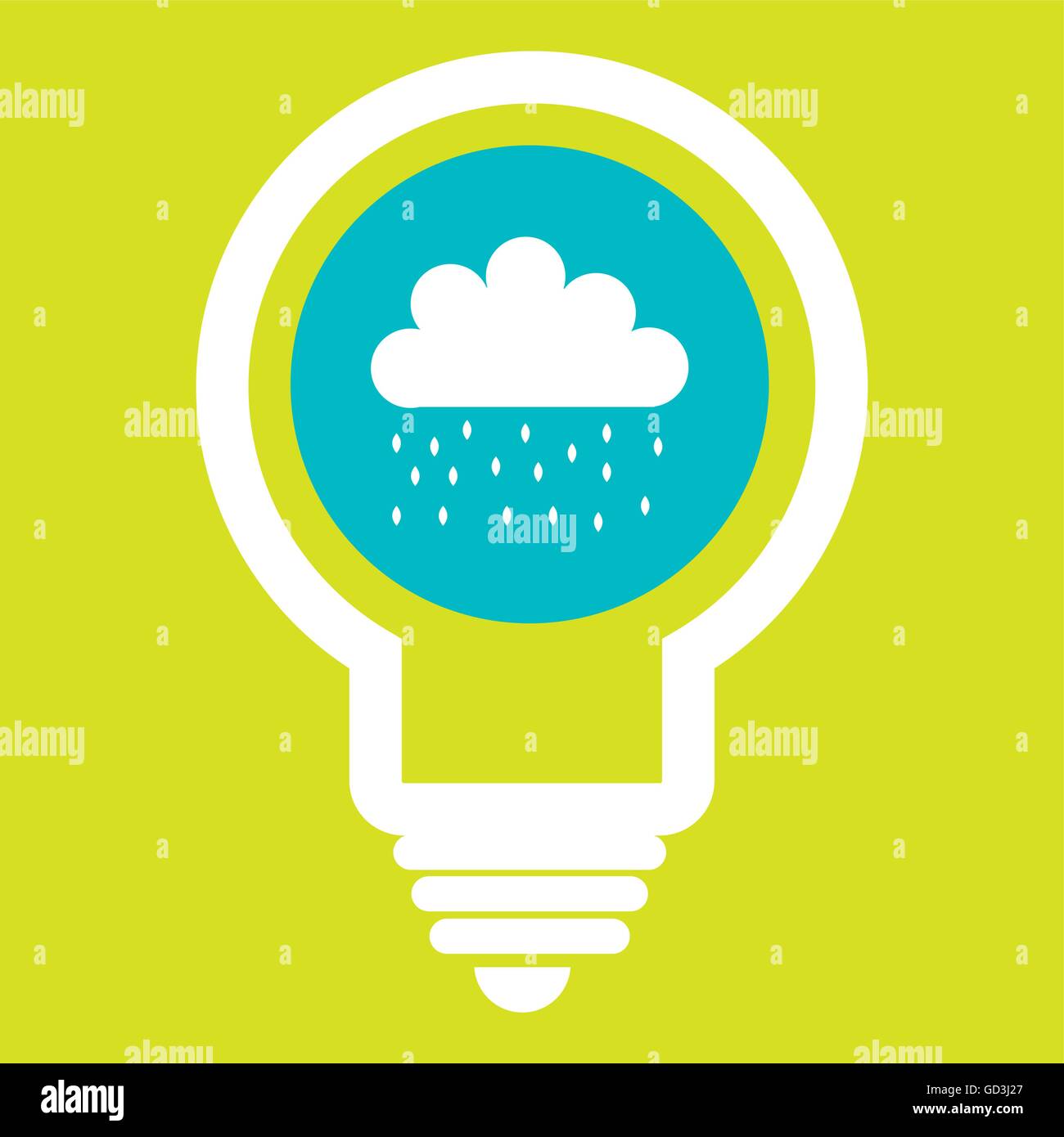 Rainfall flow Stock Vector Images - Alamy
