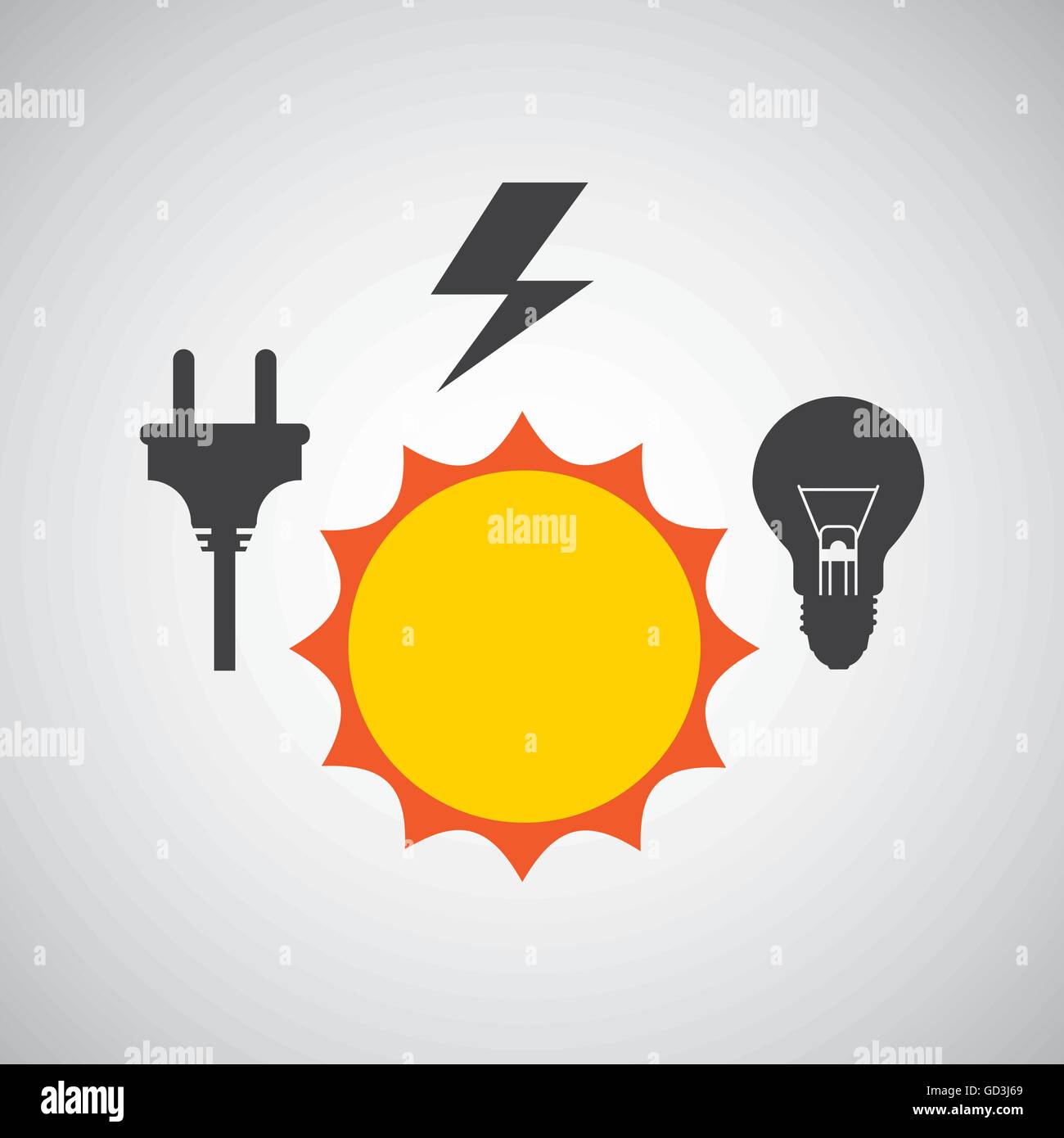 electricity power icon Stock Vector Image & Art - Alamy