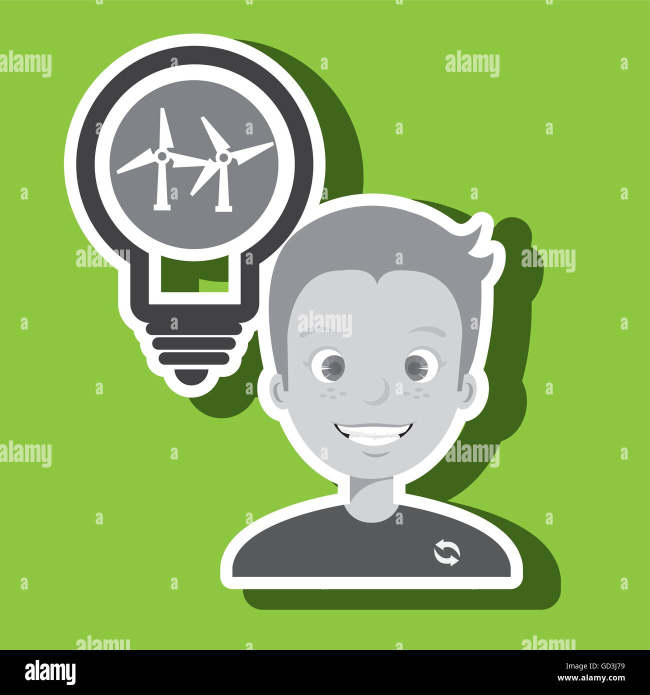 man and environment isolated icon design Stock Vector Image & Art - Alamy