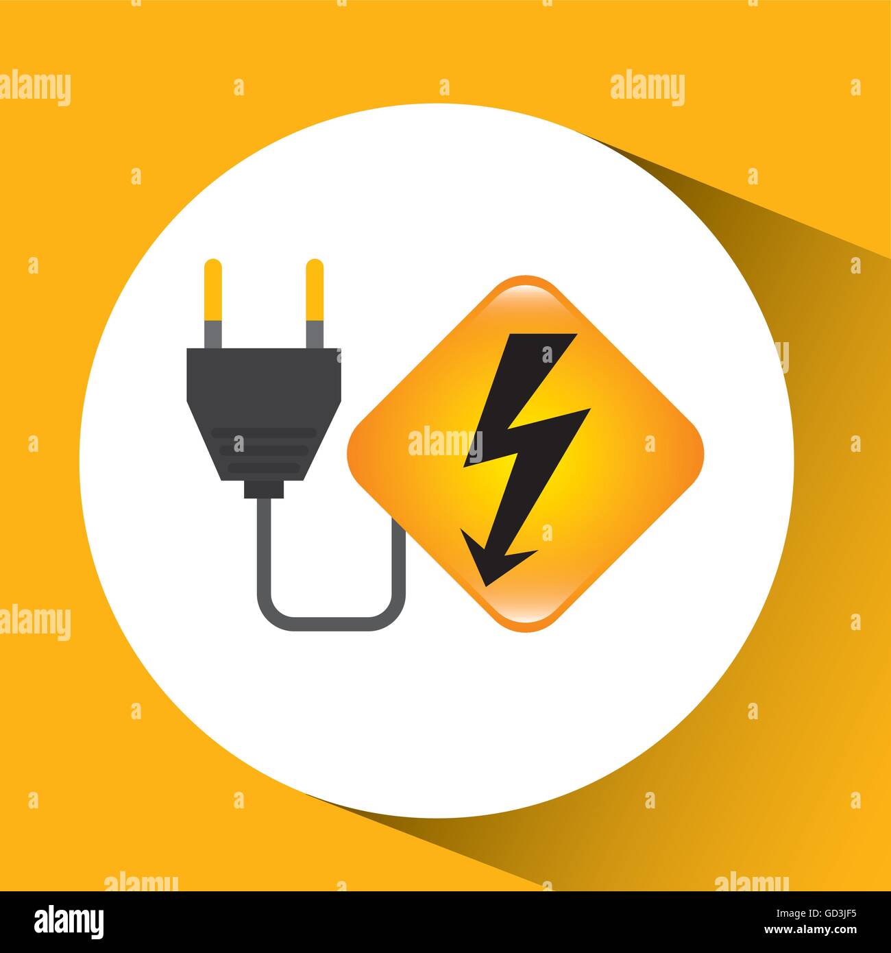 electricity power icon Stock Vector Image & Art - Alamy