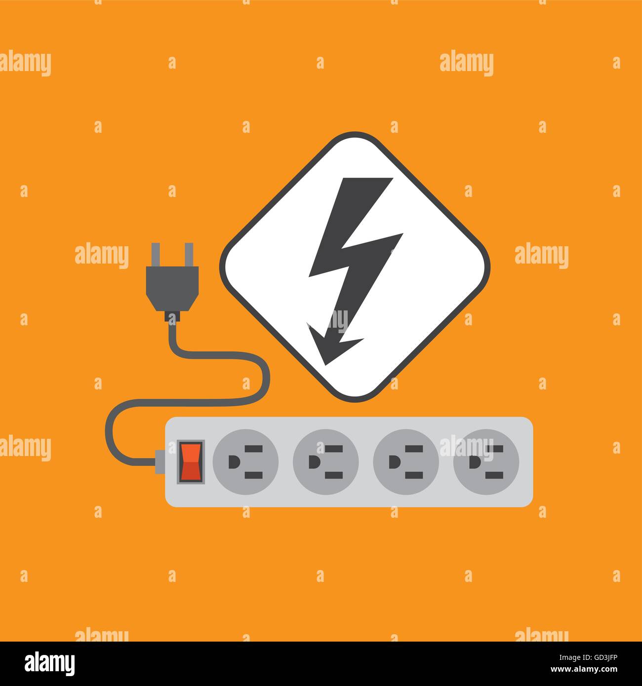 electricity power icon Stock Vector Image & Art - Alamy